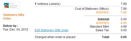 Walgreens Free Personalized Address Labels Free Shipping Kollel Budget
