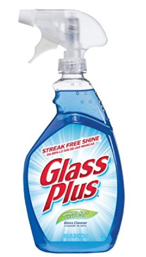 Amazon: Glass Plus Glass Cleaner, 32 fl oz Bottle, Multi-Surface Glass ...