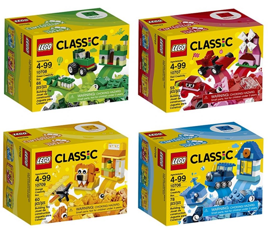 Amazon: LEGO Classic Creativity Box Building Kits Only $3.79 - $3.99 ...