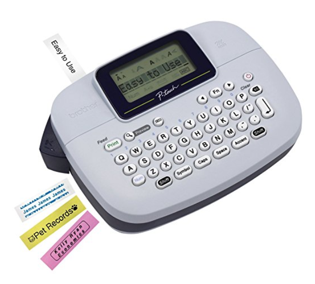 Brother P-touch, PTM95, Handy Label Maker, 9 Type Styles, 8 Deco Mode ...