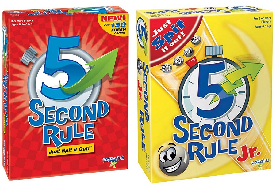 5 Second Rule Game Only 7 99 From Amazon 5 Second Rule Junior Only