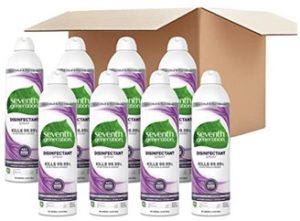 Seventh Generation Disinfectant Spray, Lavender Vanilla & Thyme Scent ...
