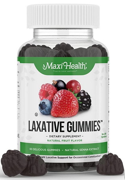 Maxi Health Laxative Gummies - Constipation Relief for Kids and Adults ...