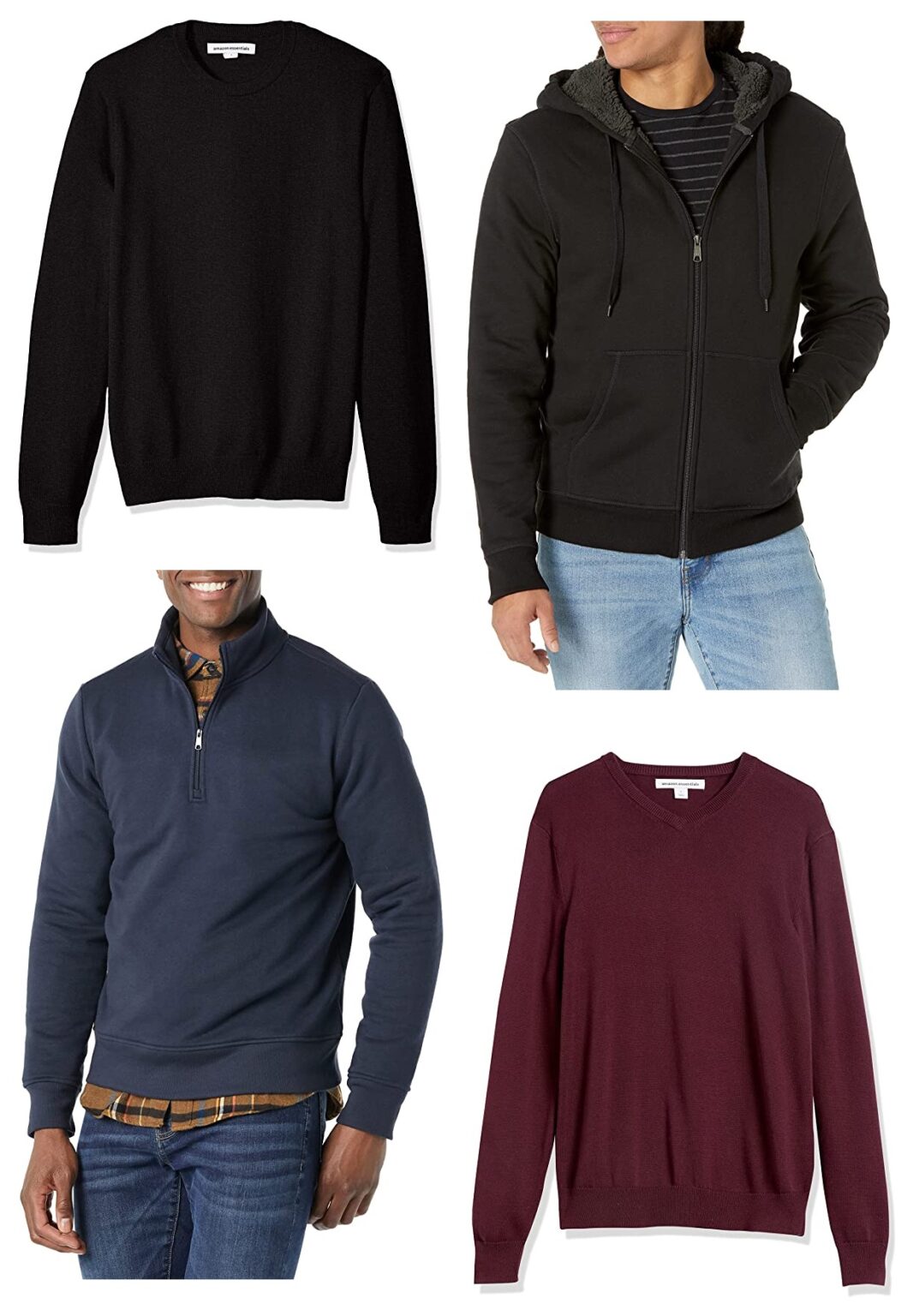 Save On Amazon Essentials Sweaters & Sweatshirts - From Just $10.90 ...