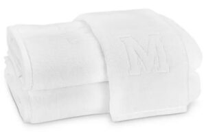 Matouk Monogrammed Letter Auberge Fingertip Towel Only $10.88 + Free ...
