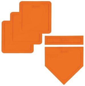 Franklin Sports MLB Throw Down Baseball Bases with Home Plate + Pitcher ...