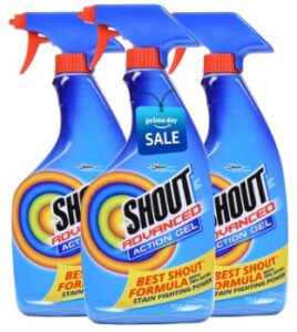 Shout Advanced Spray and Wash Laundry Stain Remover Gel, Best Shout ...