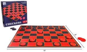 Checkers Board for Kids– Fun Checkerboard Game for Boys and Girls ...