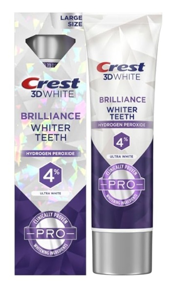 Crest 3D White Brilliance Pro Ultra White Teeth Whitening Toothpaste, 3 ...