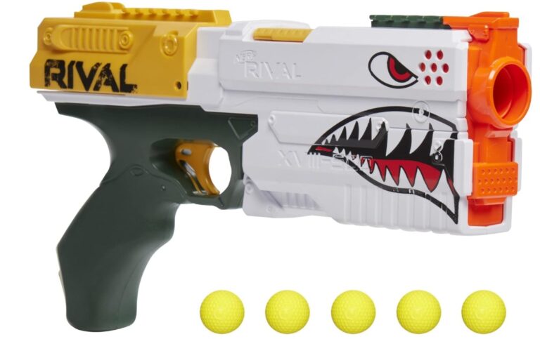 NERF Rival Kronos XVIII-500 Blaster, Breech-Load, 5 Nerf Rival Rounds ...
