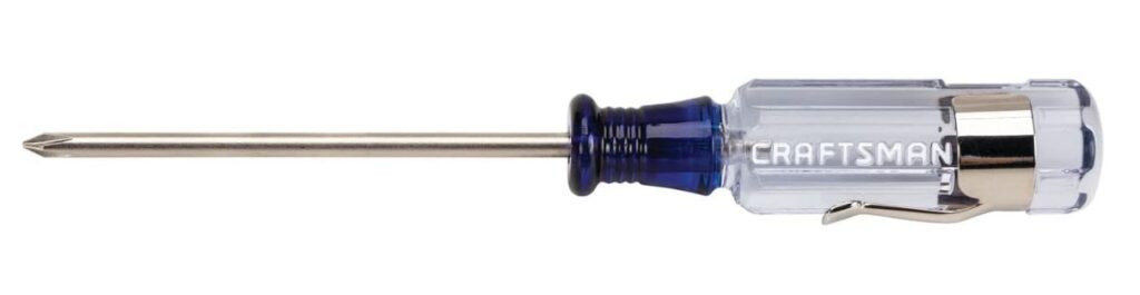 CRAFTSMAN Phillips Screwdriver #0 x 2.5 in., Acetate Handle (CMHT65000 ...