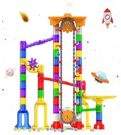 Motorized Marble Run - Marble Runs Stem Toys for Kids 4-8 8-12 ...