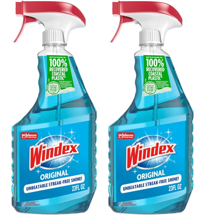 Windex Glass and Window Cleaner Spray Bottle, Packaging Designed to ...