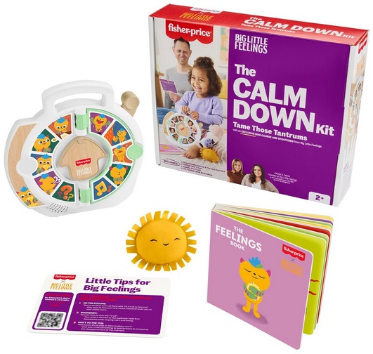 Fisher-Price Toddler Toys Big Little Feelings Calm Down Kit, 4-Piece ...