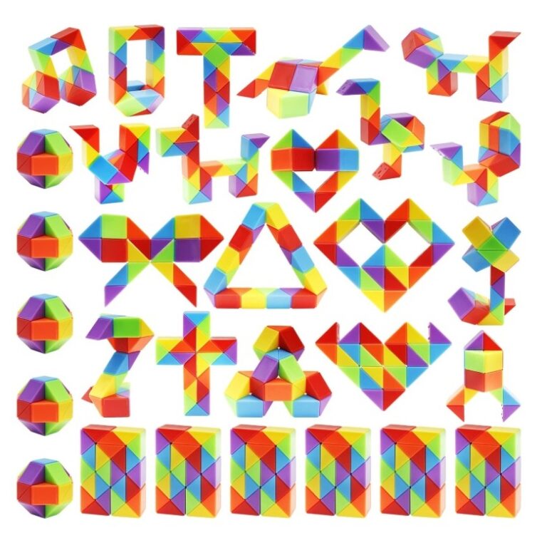 30 Pack Medium Snake Cube Fidget Toys Goodie Bag Stuffers for Kids ...