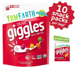 YumEarth Organic Giggles Chewy Candy - Allergy Friendly (Top 9 Free ...